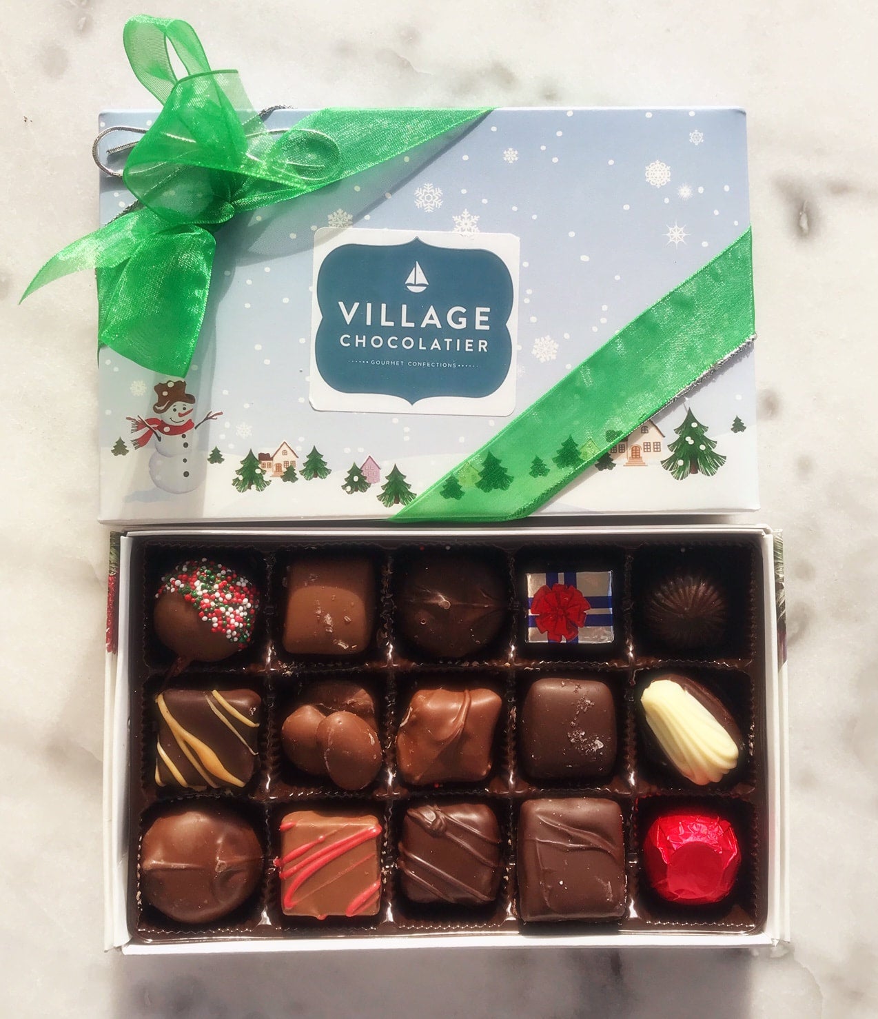 Winter Wonderland Assorted Chocolate Box | Village Chocolatier